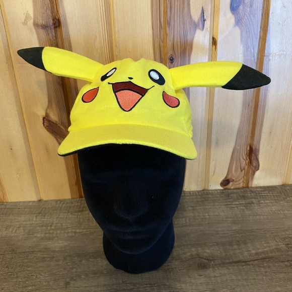 Pokemon | Accessories | Pikachu Ears Pokmon Snapback Trucker Hat Cap ...